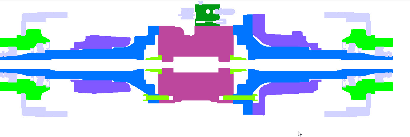 Preview v2021: fill section with color of geometry