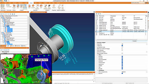 Detect and initiate changes to 3D CAD data – efficiently with the right ...